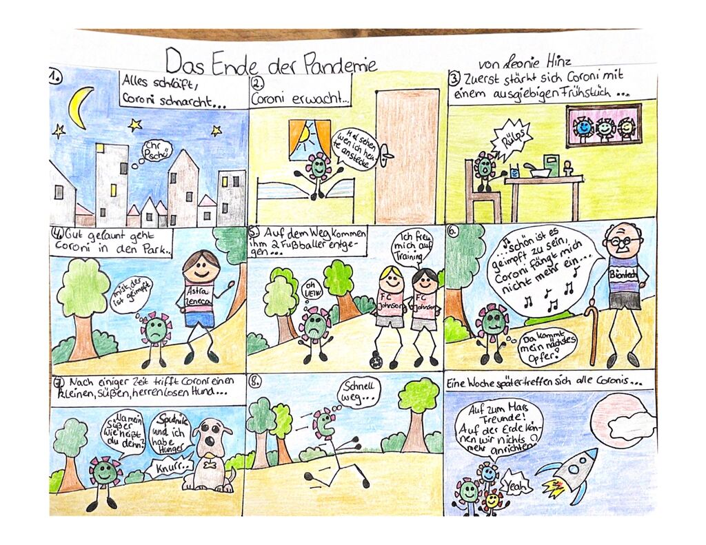 Neues aus der Kunst: hoffnungsvoller Comic von Leonie Hinz – Max-Planck ...